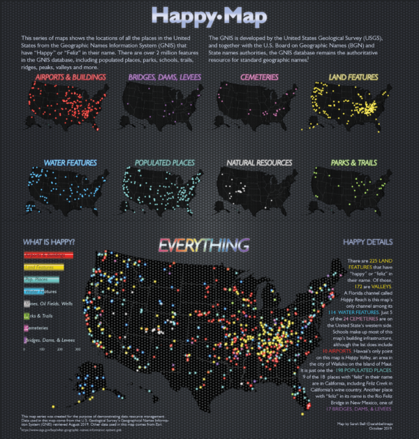 A Happy Map – Sarah Bell Maps