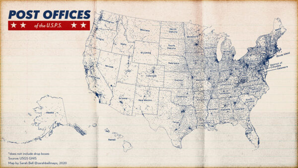 A Glimpse of the USPS Landscape with Maps – Sarah Bell Maps