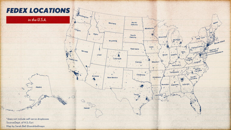A Glimpse of the USPS Landscape with Maps – Sarah Bell Maps