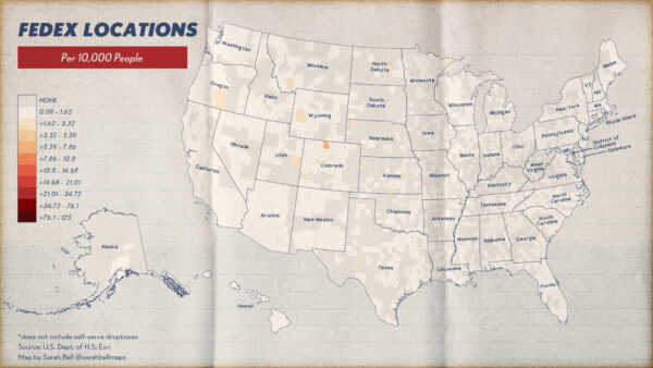 A Glimpse of the USPS Landscape with Maps – Sarah Bell Maps
