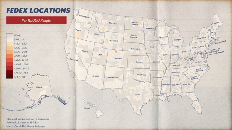 A Glimpse of the USPS Landscape with Maps – Sarah Bell Maps